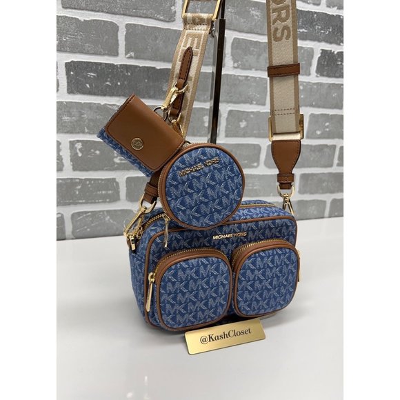 Michael Kors | Bags | Michael Kors Mk Purse Medium Signature Crossbody ...